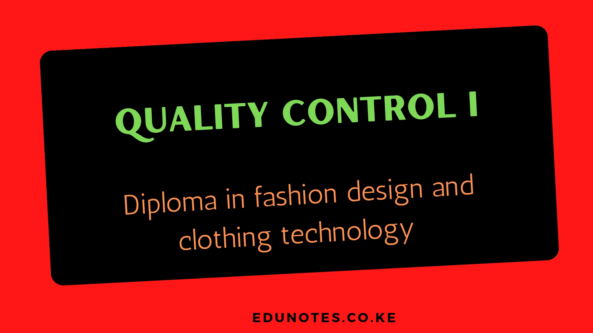 Quality Control I past papers – Download pdf - EDU NOTES