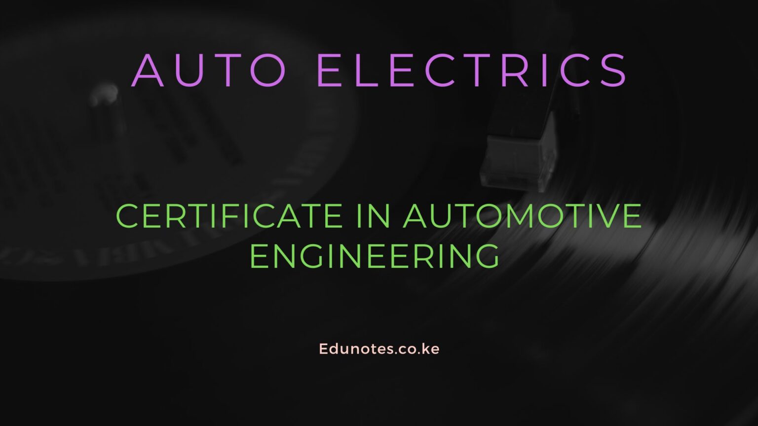 TVET KNEC Past Papers Archives - EDU NOTES