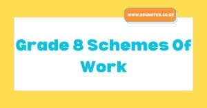 Download Grade 8 CBC Schemes of Work - All Subjects Kenya