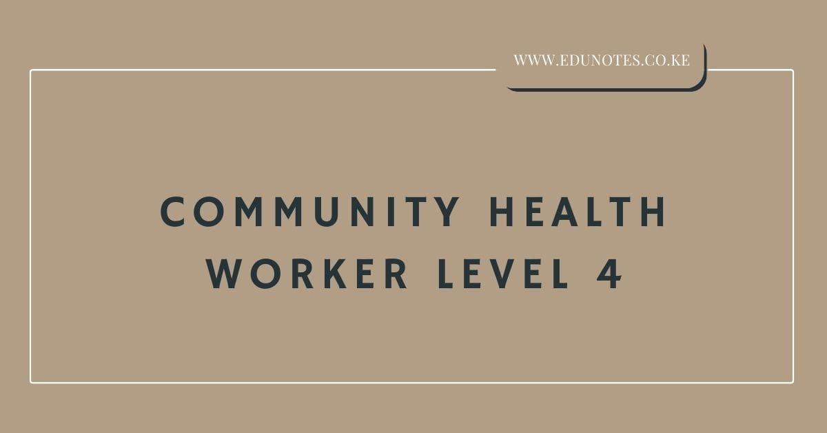 Community health Archives - EDU NOTES
